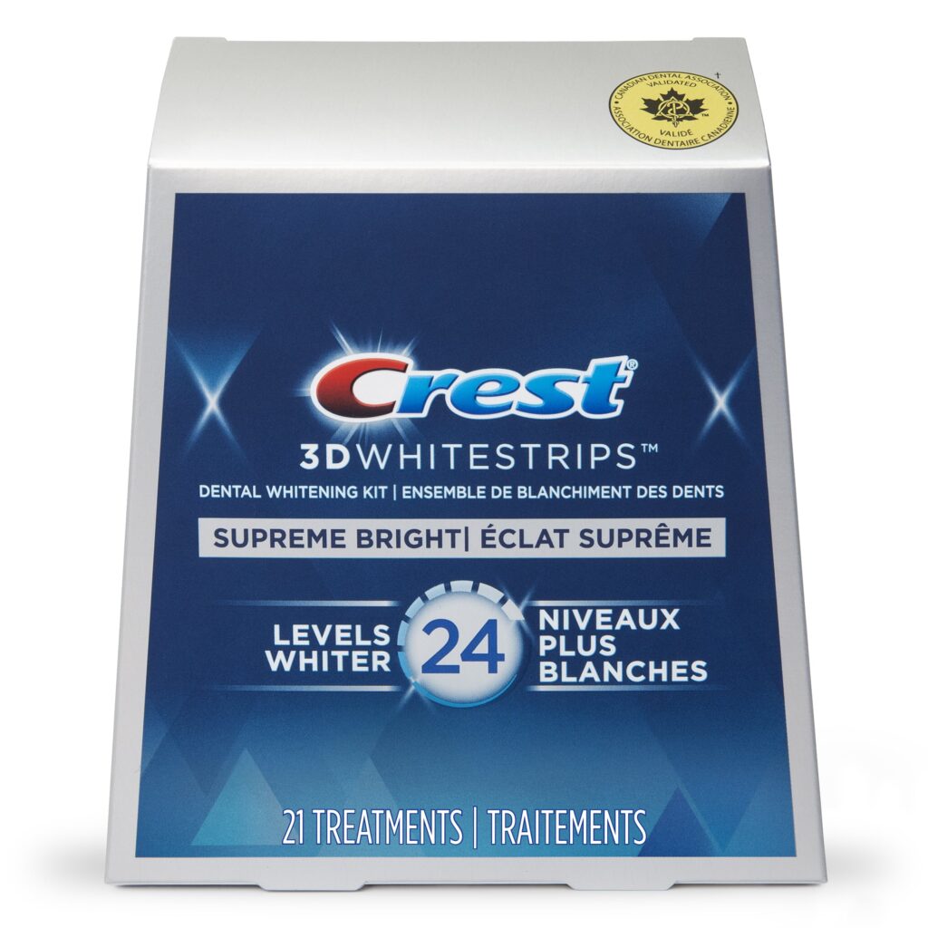 Crest 3D Whitestrips Supreme Bright (1 Case - 6 Units) - Magnolia Dental